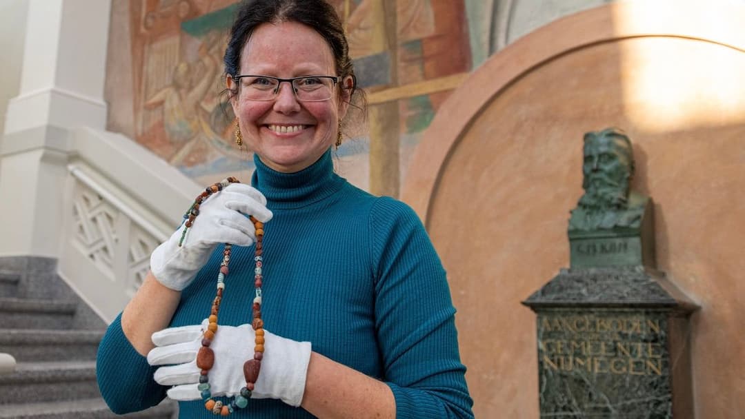 Vondst van de maand: het Merovingische kralensnoer