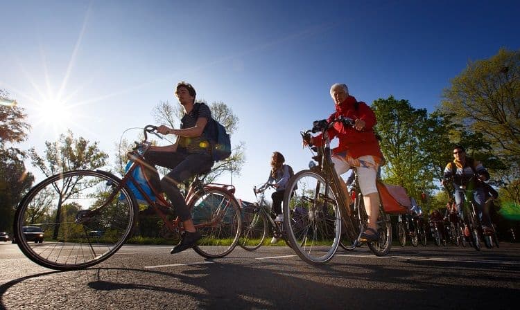 Netwerk van doorfietsroutes